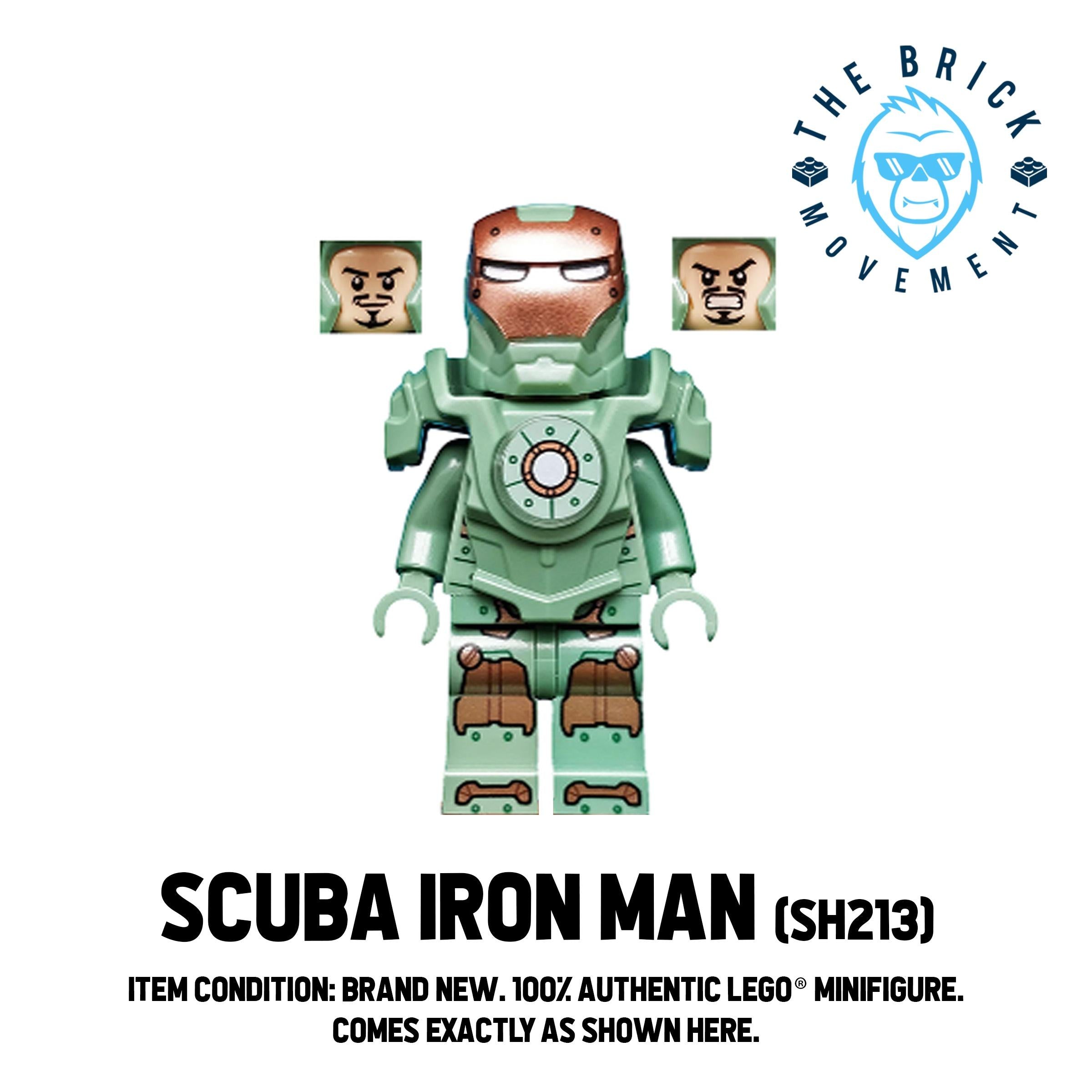 LEGO MARVEL Scuba Iron Man Minifigure – The Brick Movement