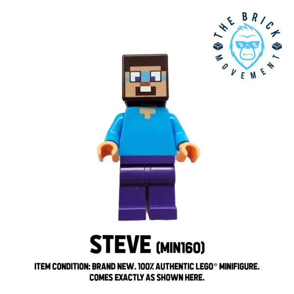 LEGO MINECRAFT Steve Minifigure – The Brick Movement