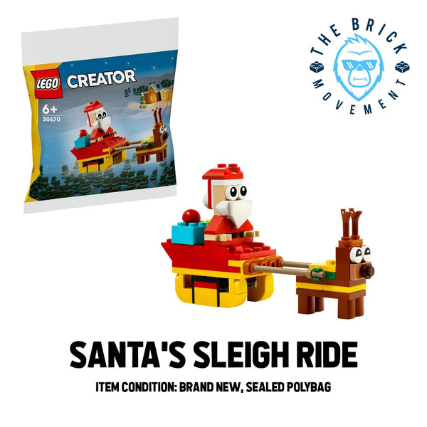 LEGO CREATOR Santa's Sleigh Ride Polybag – The Brick Movement