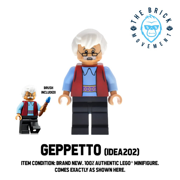 LEGO DISNEY Pinnochio Geppetto Minifigure – The Brick Movement