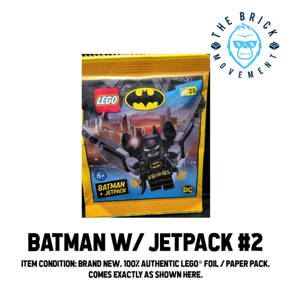 LEGO DC Batman w/ Jet Pack Foil / Paper Pack #2 – The Brick Movement