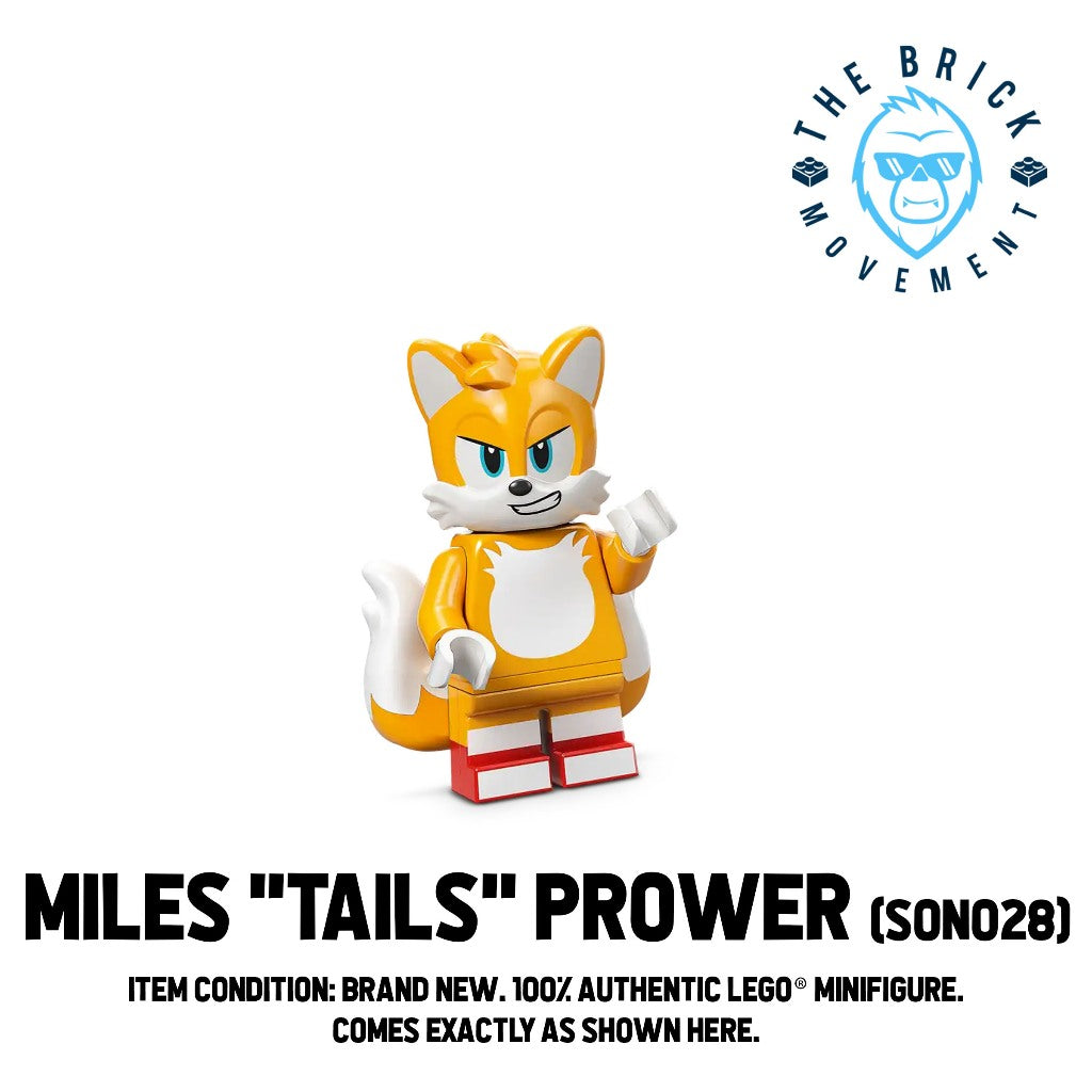 LEGO SONIC THE HEDGEHOG Miles "Tails" Prower Minifigure – The Brick ...