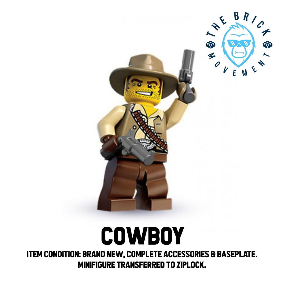 LEGO Collectible Minifigure Series 1: Cowboy Minifigure – The Brick ...