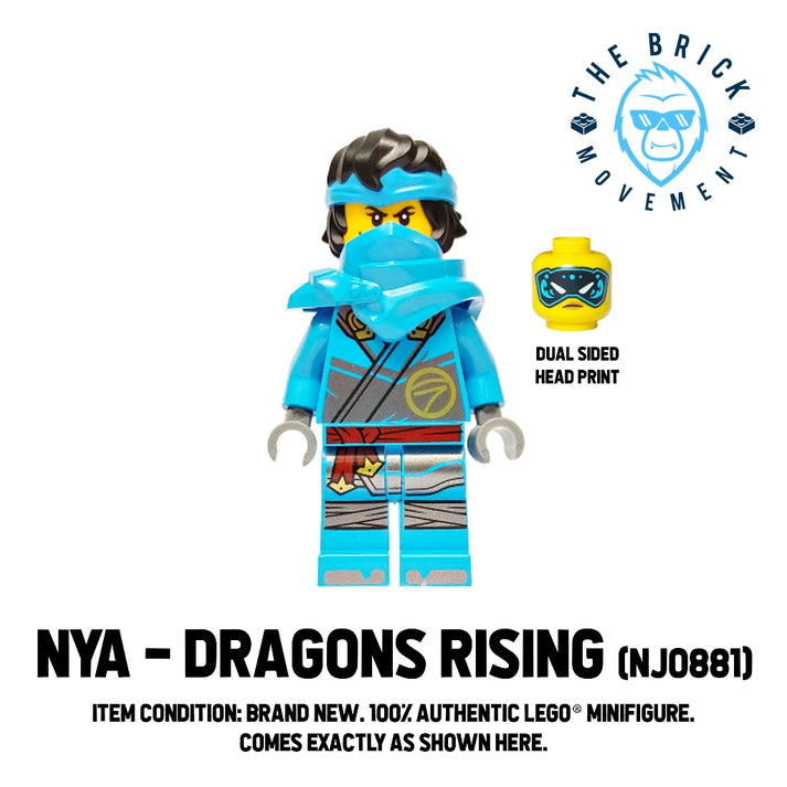 LEGO NINJAGO Nya (Dragons Rising) Minifigure – The Brick Movement