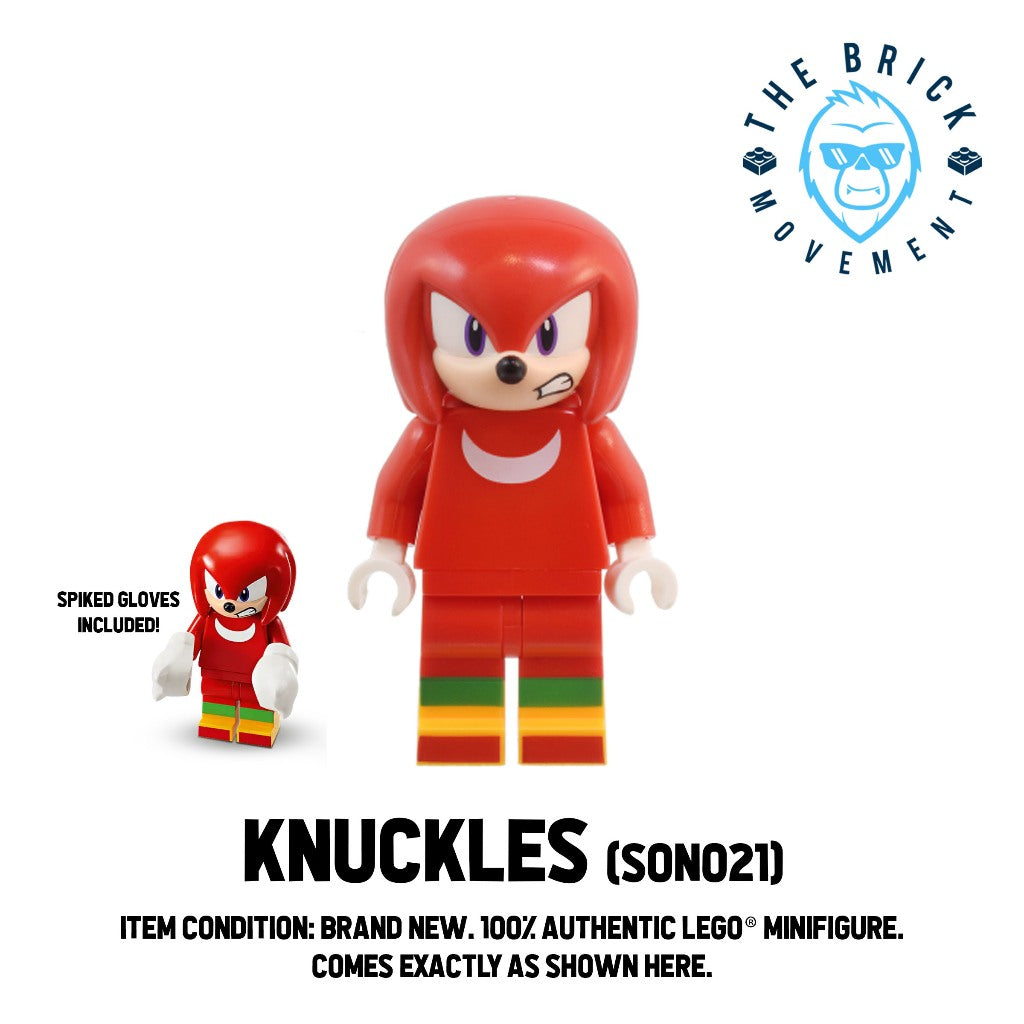 LEGO SONIC THE HEDGEHOG Knuckles Minifigure – The Brick Movement
