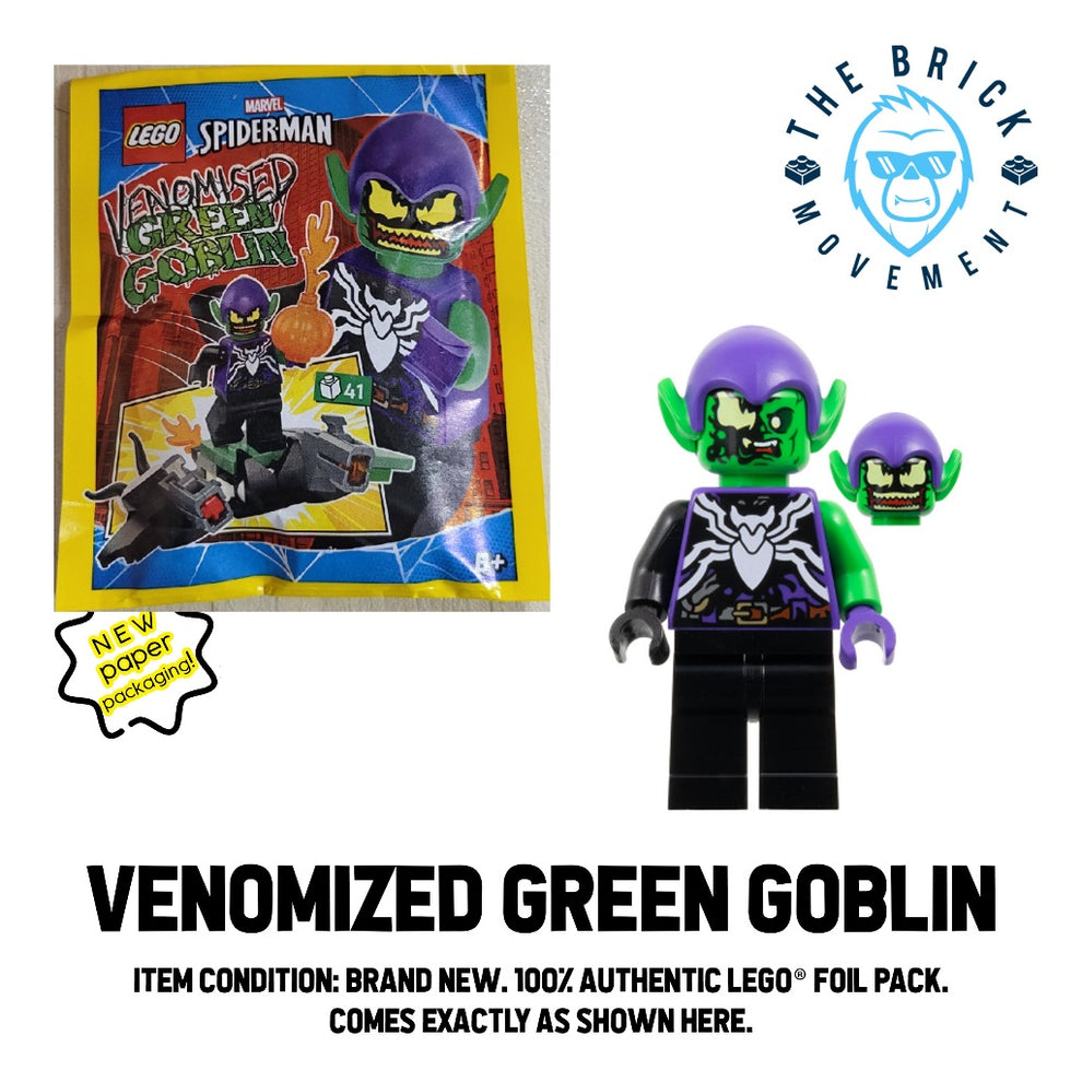 LEGO MARVEL Venomized Green Goblin Foil Pack – The Brick Movement