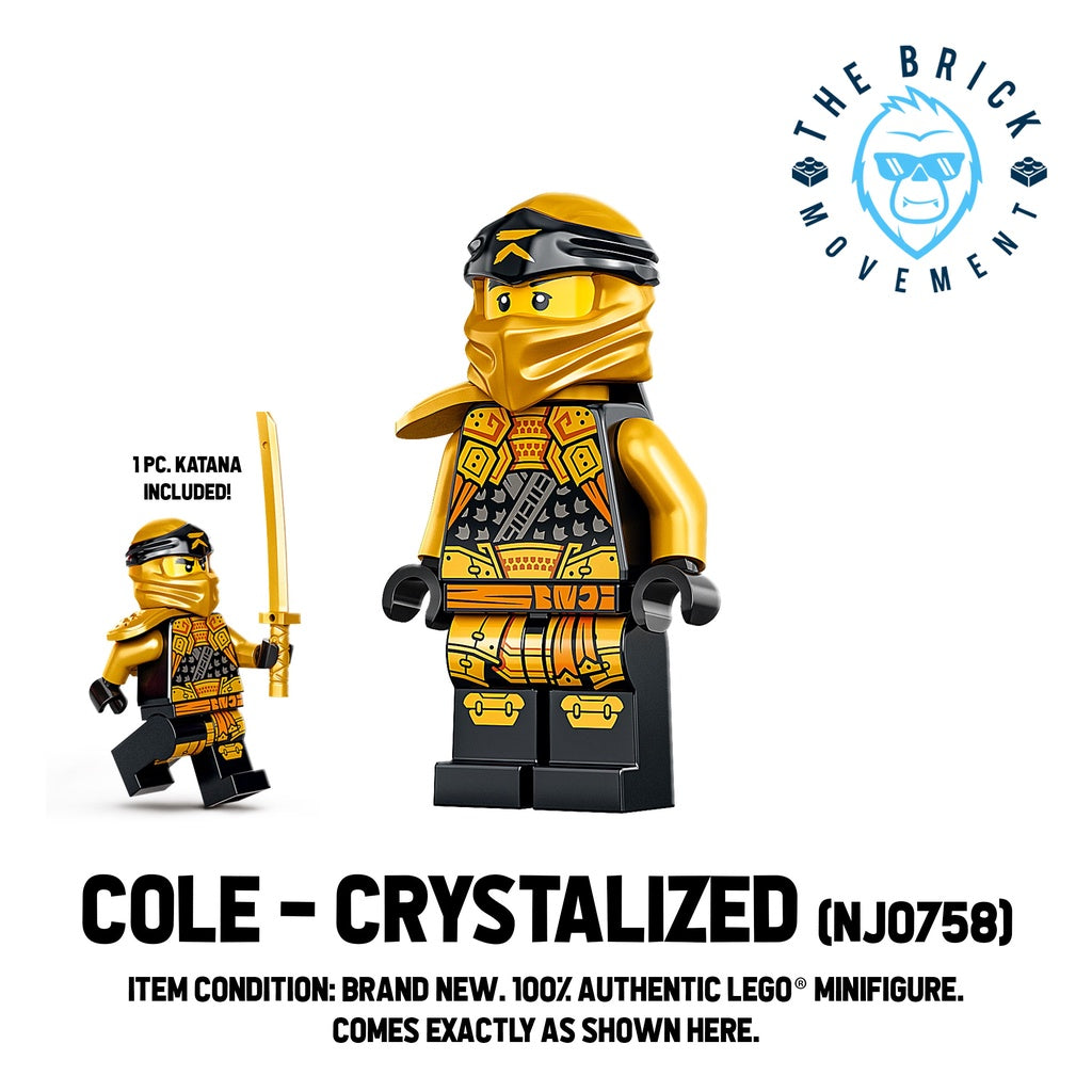 LEGO NINJAGO Cole (Crystalized) Minifigure – The Brick Movement