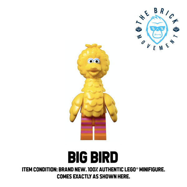 LEGO IDEAS Sesame Street Big Bird Minifigure – The Brick Movement