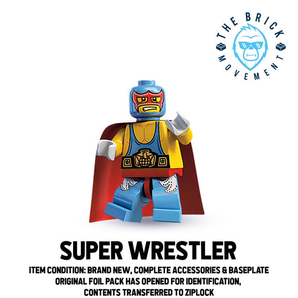 LEGO Collectible Minifigure Series 1: Super Wrestler Minifigure – The ...