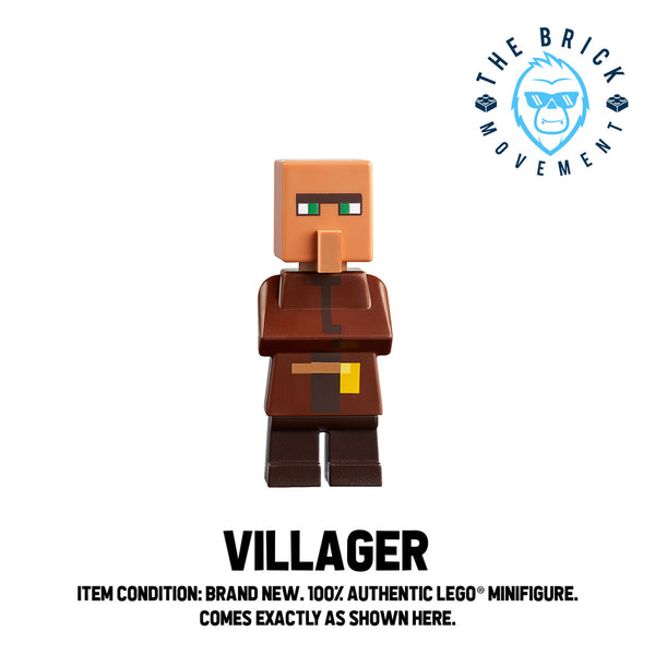 LEGO MINECRAFT Villager Minifigure – The Brick Movement