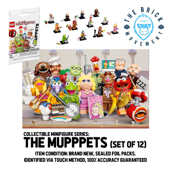 LEGO Collectible Minifigure Series The Muppets: Set of 12 Minifigures ...