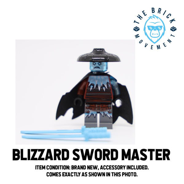 LEGO NINJAGO Blizzard Sword Master Minifigure – The Brick Movement