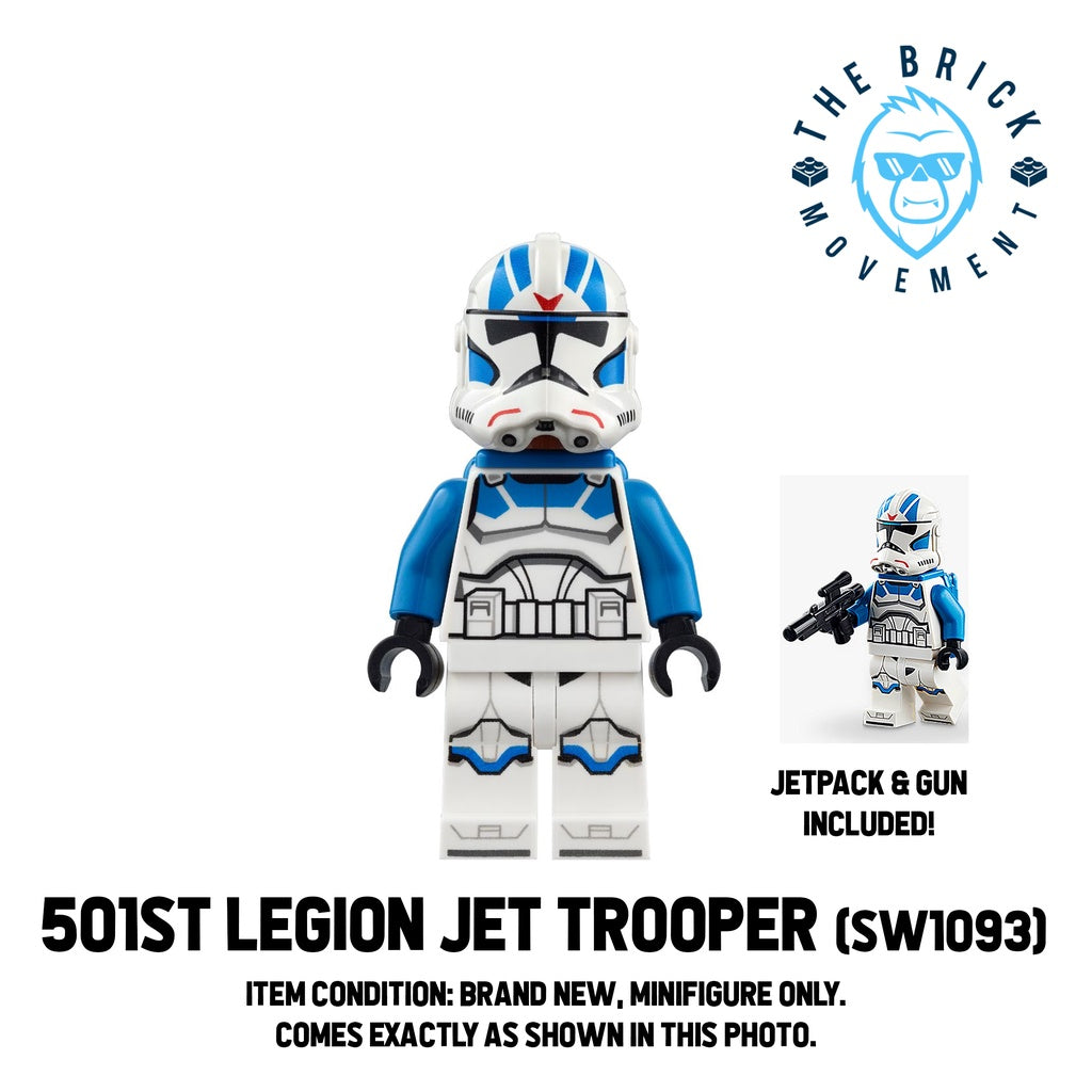 LEGO STAR WARS 501st Legion Jet Trooper Minifigure – The Brick Movement