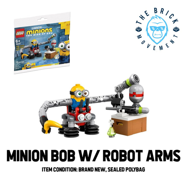 LEGO MINIONS Minion Bob w/ Robot Arms Polybag – The Brick Movement