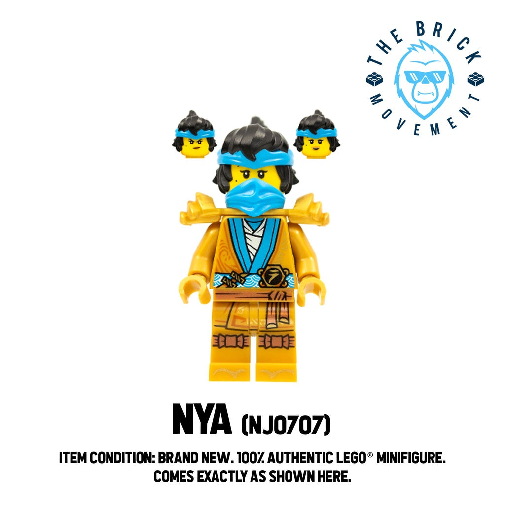 LEGO NINJAGO Nya (10th Anniversary Golden Ninja - Legacy) Minifigure ... LEGO NINJAGO Nya (10th Anniversary Golden Ninja - Legacy) Minifigure ...