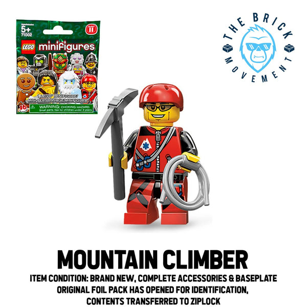 LEGO Collectible Minifigure Series 11: Mountain Climber Minifigure ...