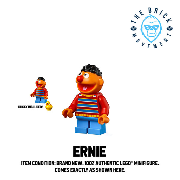 LEGO IDEAS Sesame Street Ernie Minifigure – The Brick Movement