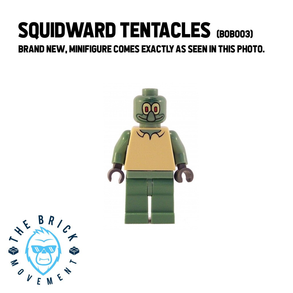 LEGO SPONGEBOB Squidward Tentacles Minifigure – The Brick Movement