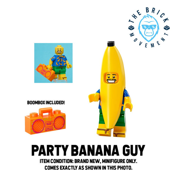LEGO Party Banana Guy Minifigure – The Brick Movement