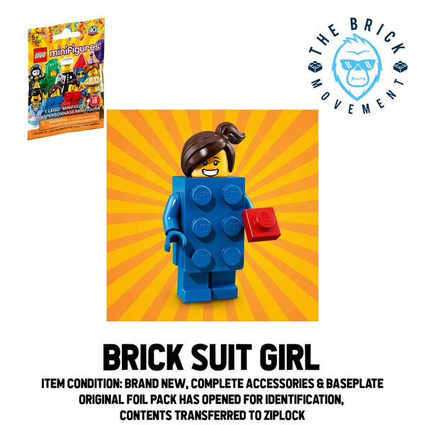 LEGO Collectible Minifigure Series 18: Brick Suit Girl Minifigure – The ...