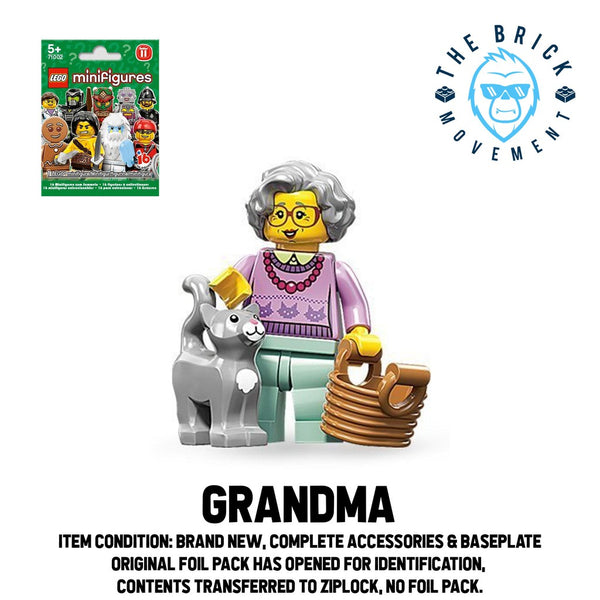 LEGO Collectible Minifigure Series 11: Grandma Minifigure – The Brick ...