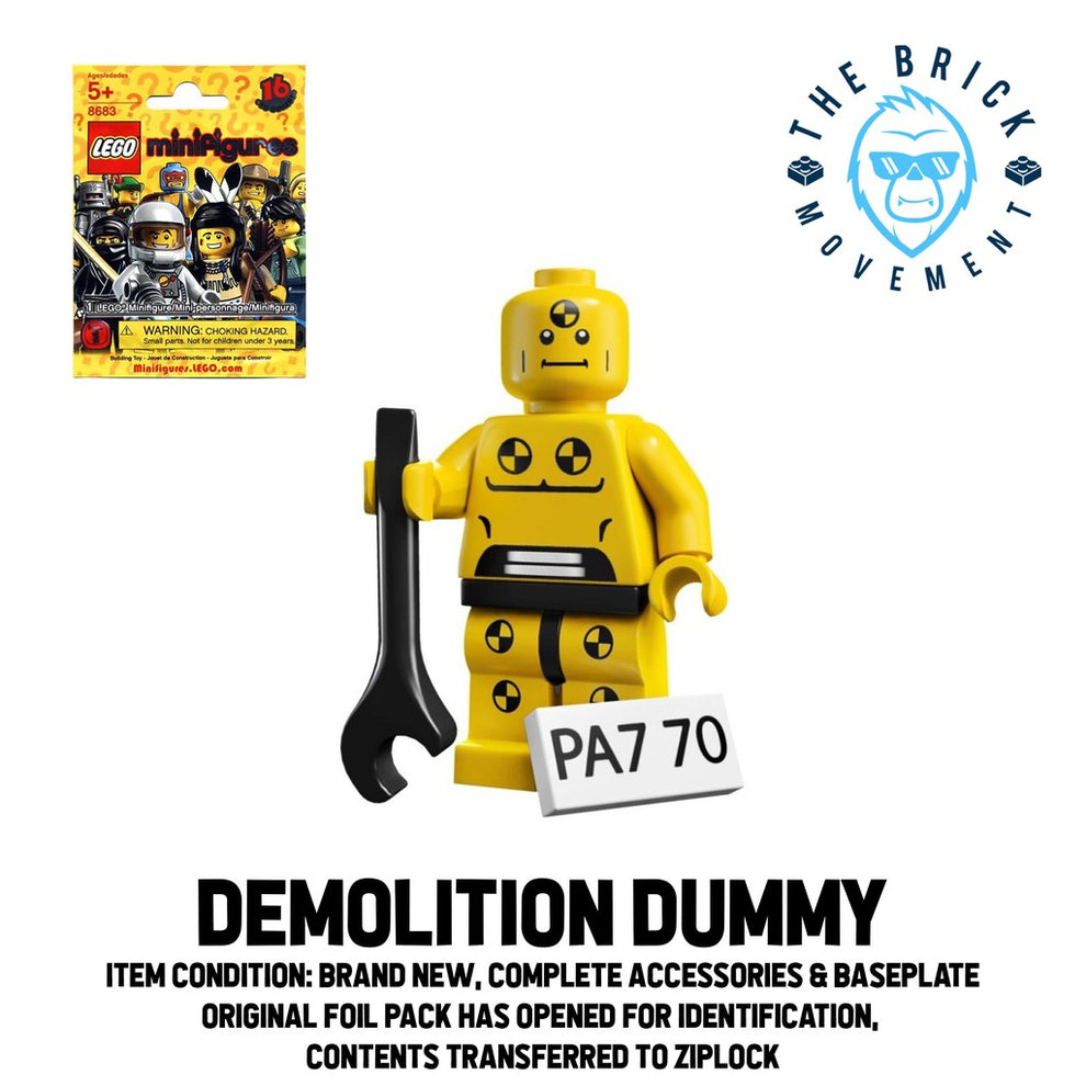 LEGO Collectible Minifigure Series 1: Demolition Dummy Minifigure – The ...