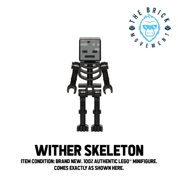 LEGO MINECRAFT Wither Skeleton Minifigure – The Brick Movement