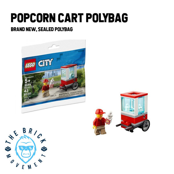 LEGO CITY Popcorn Cart Polybag – The Brick Movement