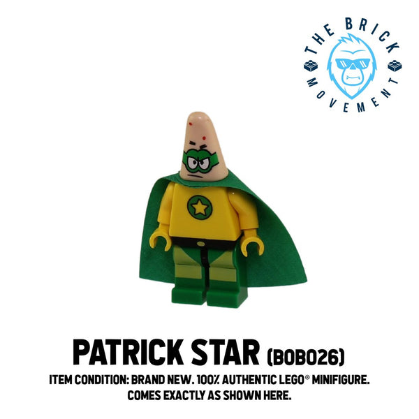 LEGO SPONGEBOB Patrick Star (Superhero) Minifigure – The Brick Movement