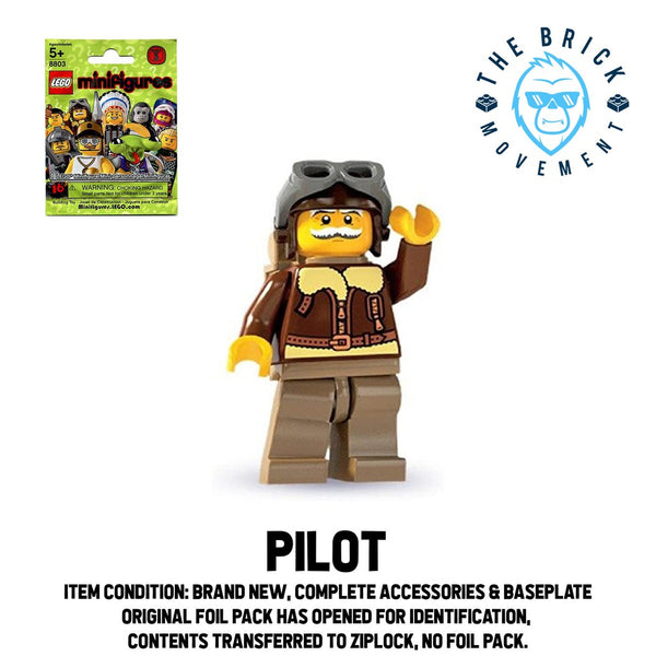 LEGO Collectible Minifigure Series 3: Pilot Minifigure – The Brick Movement