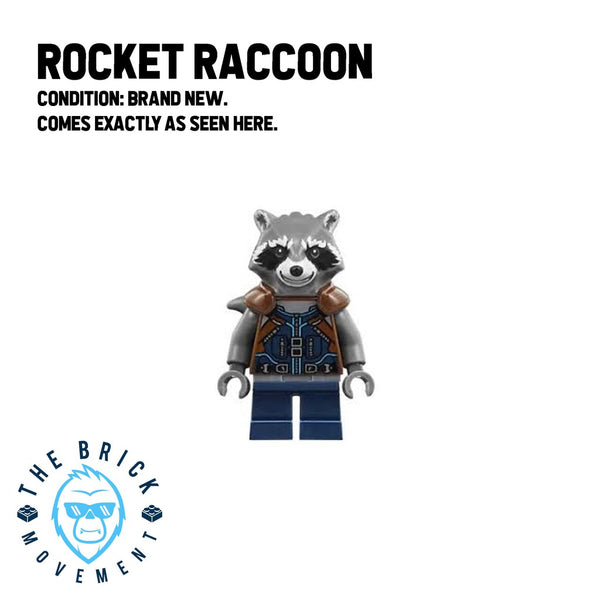 LEGO MARVEL Rocket Raccoon Minifigure – The Brick Movement