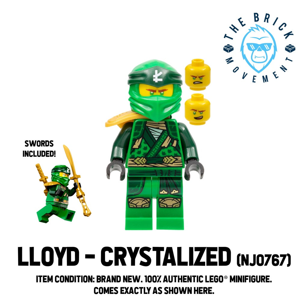 LEGO NINJAGO Lloyd (Crystalized) Minifigure – The Brick Movement
