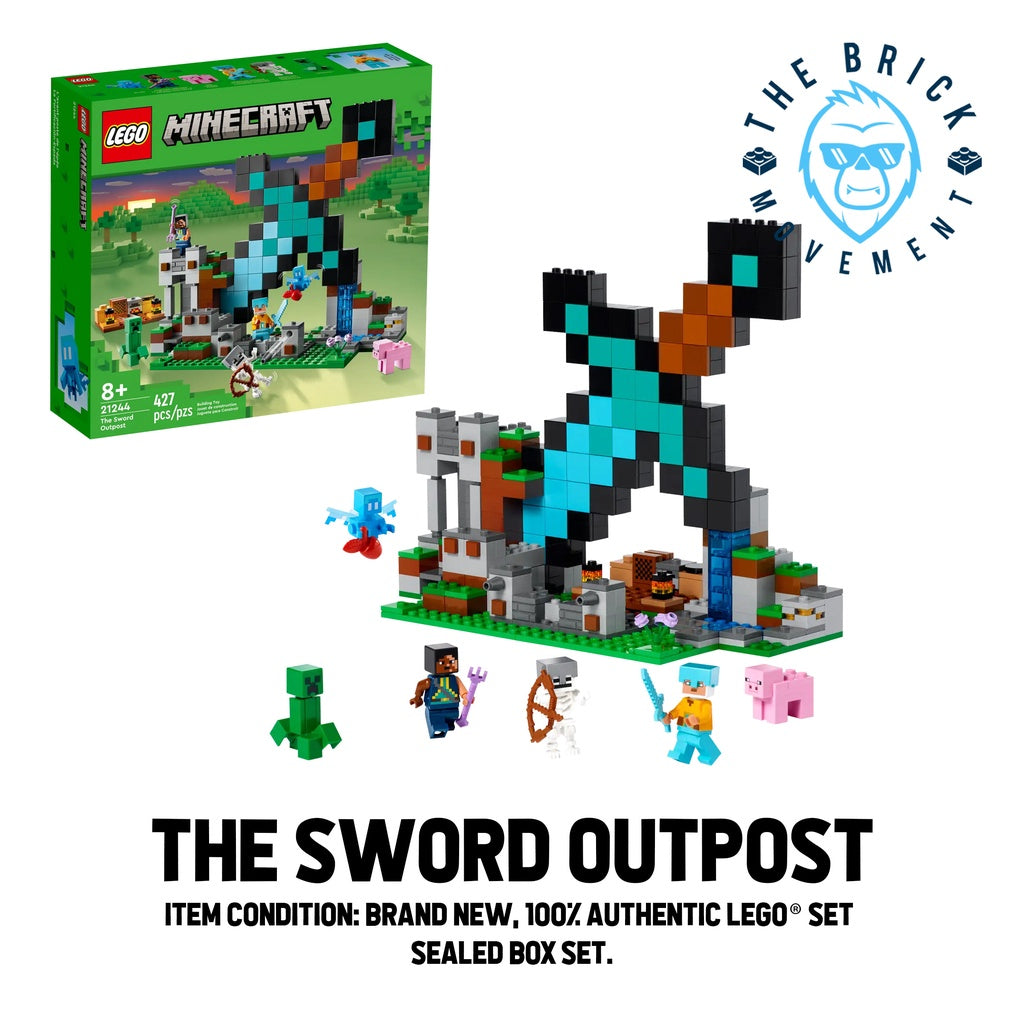 LEGO MINECRAFT 21244 The Sword Outpost Set – The Brick Movement