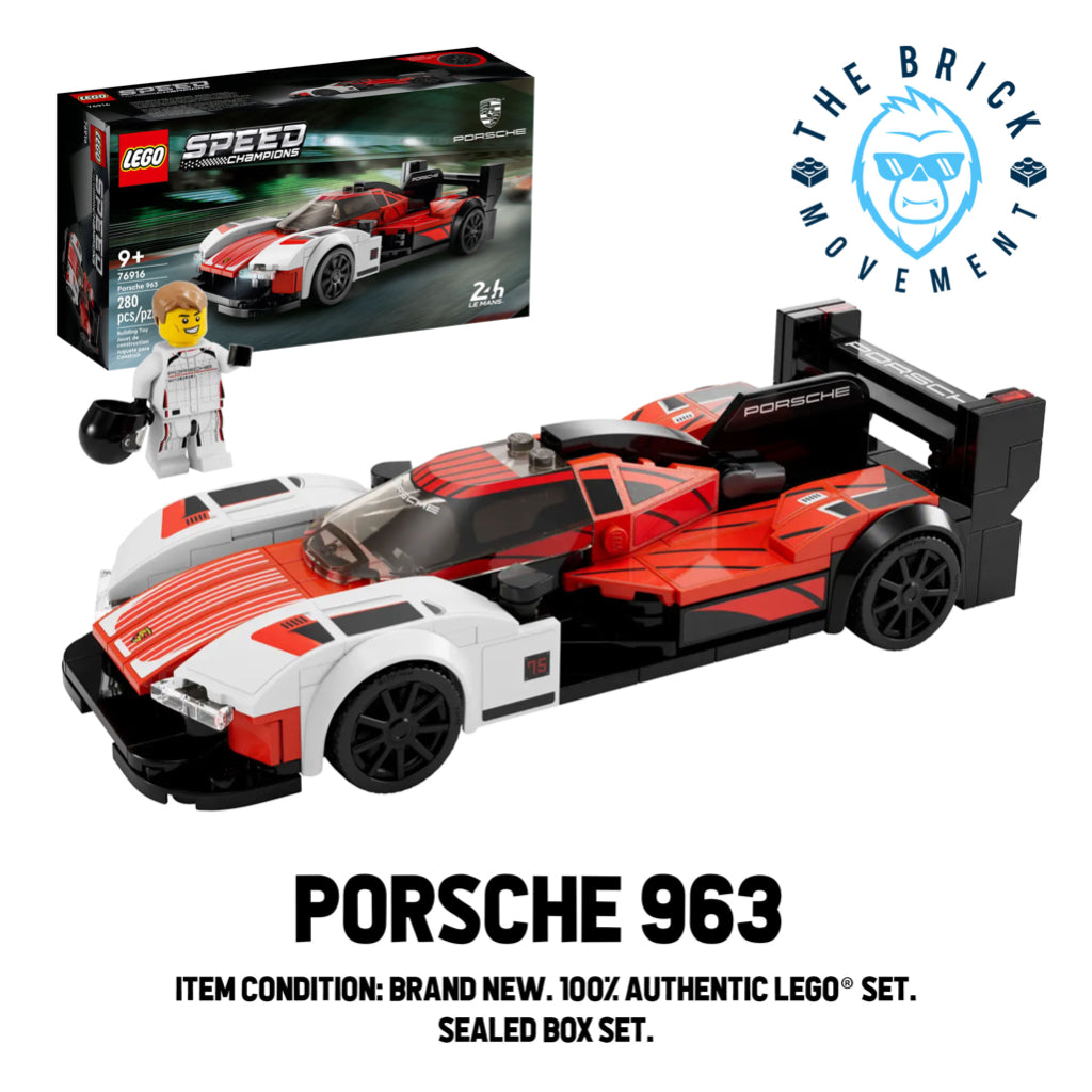 LEGO SPEED CHAMPIONS 76916 Porsche 963 Set – The Brick Movement