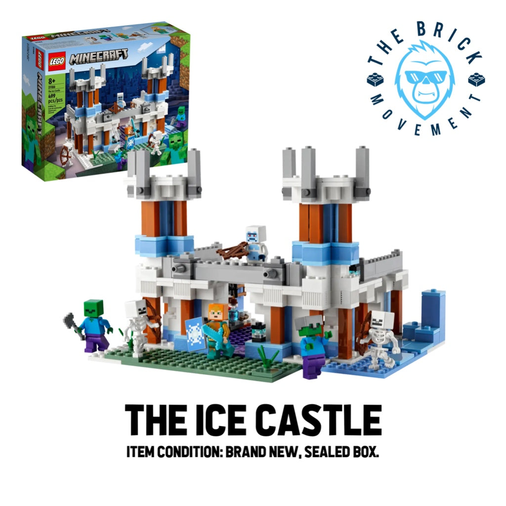 LEGO MINECRAFT The Ice Castle Set – The Brick Movement