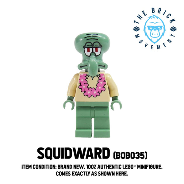 LEGO SPONGEBOB Squidward (Lei) Minifigure – The Brick Movement