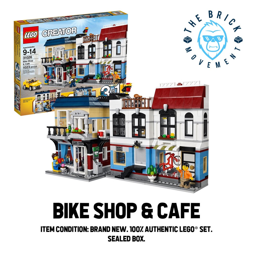 LEGO CREATOR 31026 Bike Shop and Cafe Set – The Brick Movement