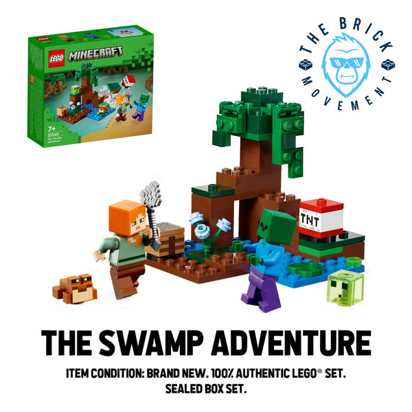 LEGO MINECRAFT 21240 The Swamp Adventure Set – The Brick Movement